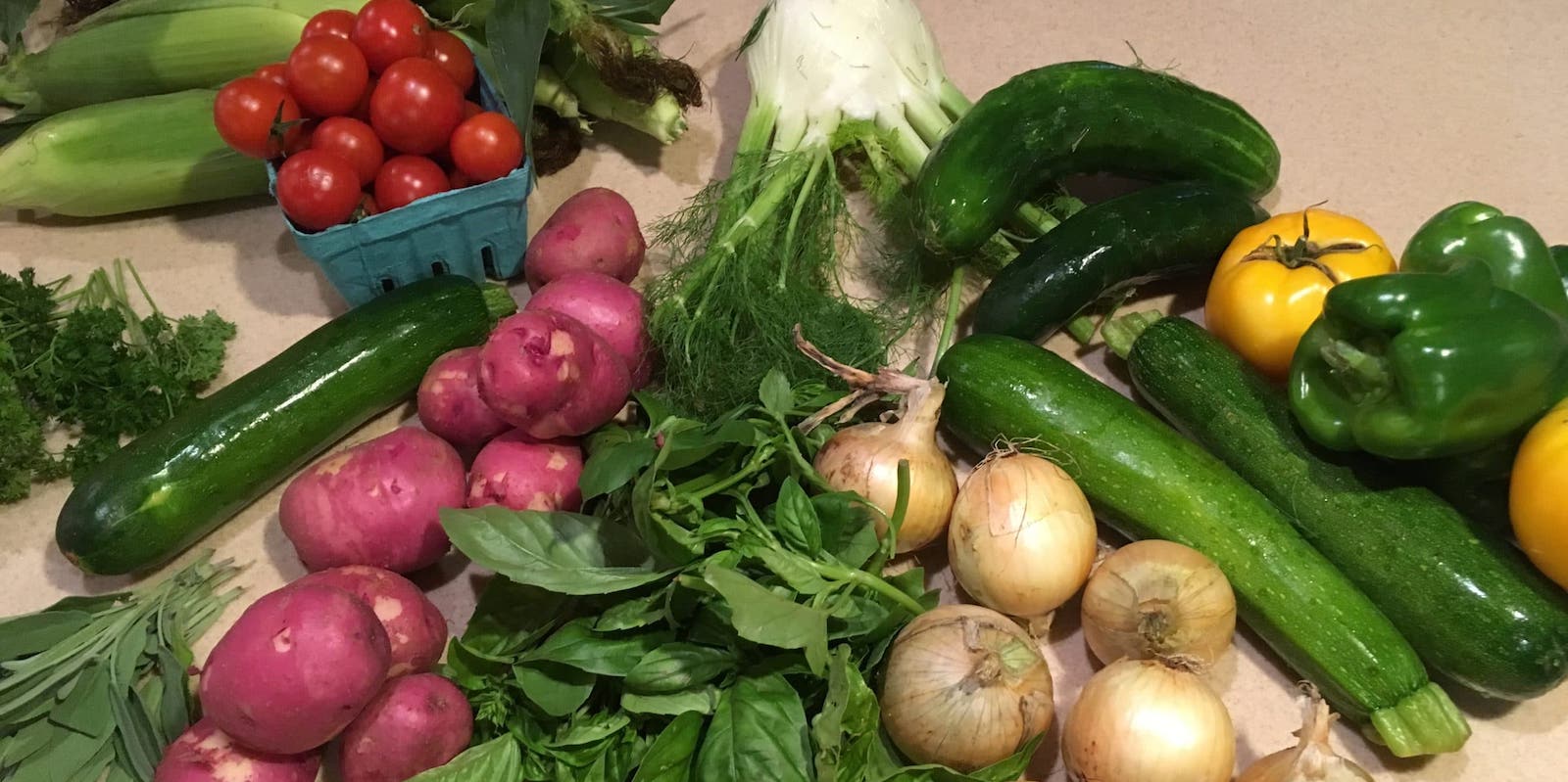 Farm fresh vegetables are offered by Muddy Boots Farmers